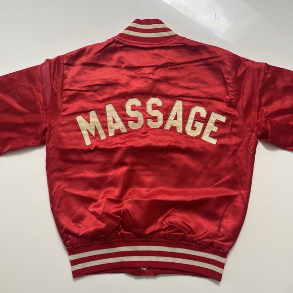 The Unbranded Brand | Jackets & Coats | Vintage Satin Varsity Bomber ...